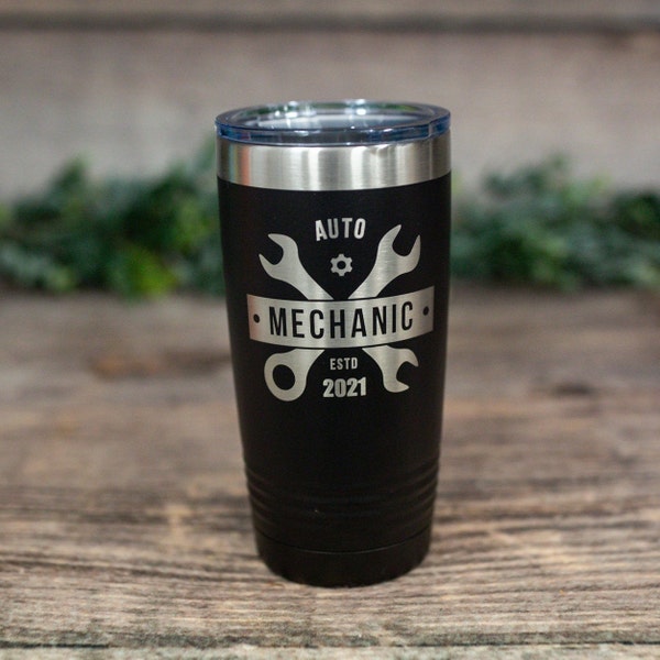 Mechanic Tumbler - Etsy