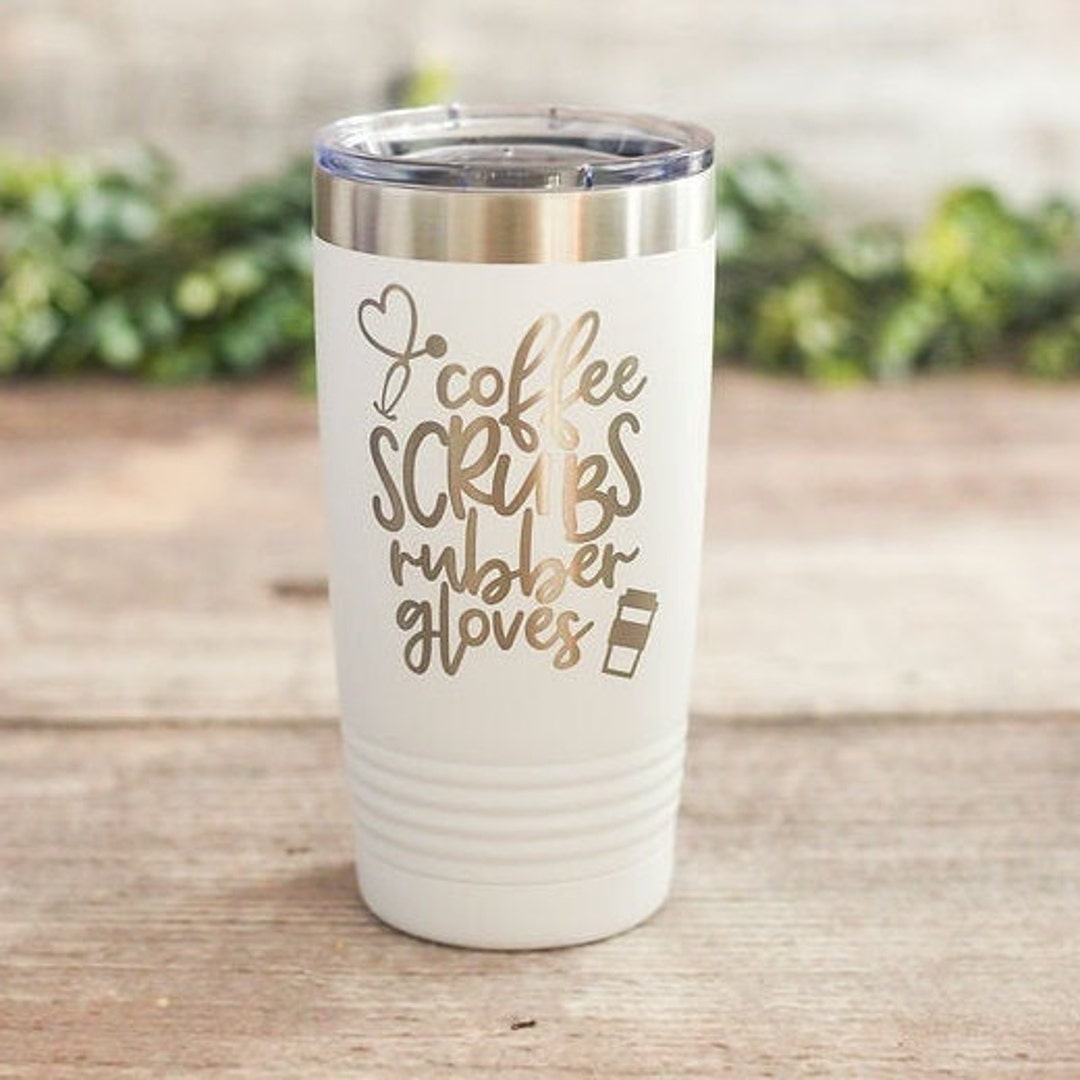 Coffee Scrubs Rubber Gloves - Engraved Polar Camel Stainless Steel ...