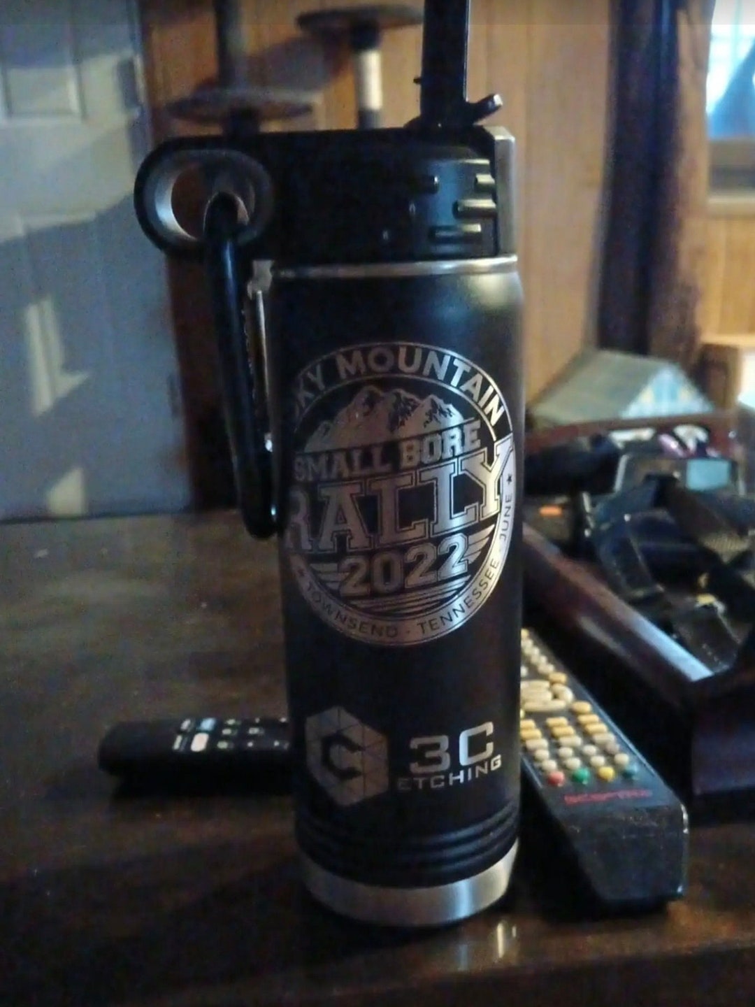 Smoky Mountain Small Bore Rally 20oz Flip Top Water Bottle - Engraved ...