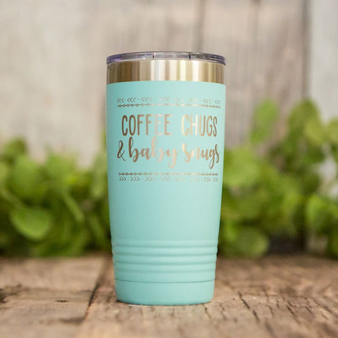 Coffee Chugs and Baby Snugs Engraved Stainless Steel - Etsy