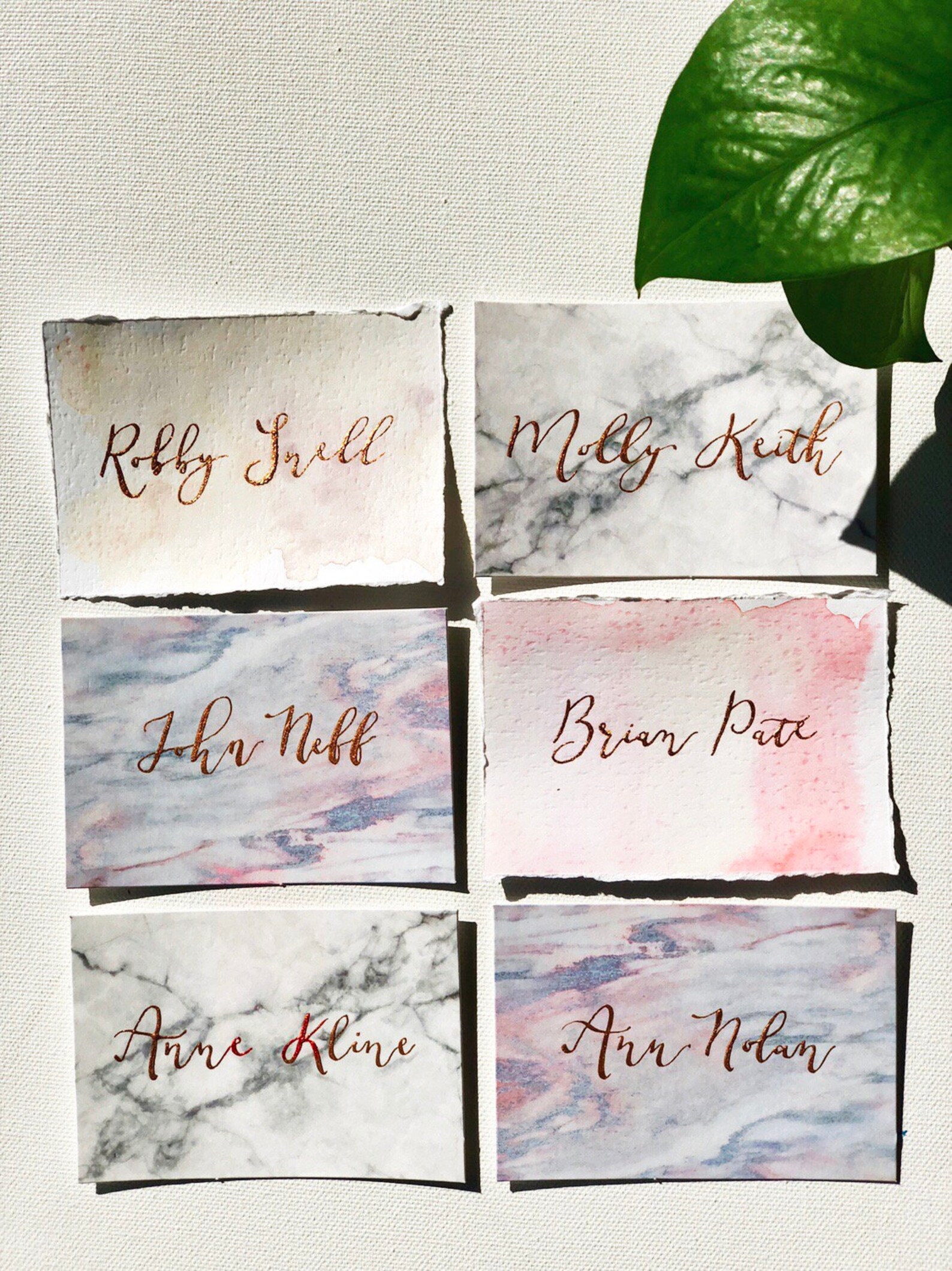 Handwritten Wedding Place Cards Wedding Place Cards Place | Etsy