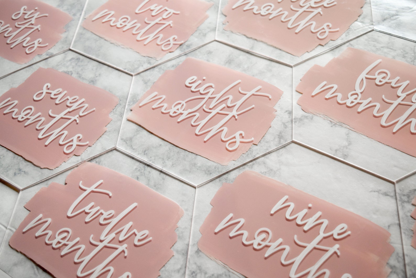 Milestone Markers Baby Milestone Markers Acrylic Milestone | Etsy