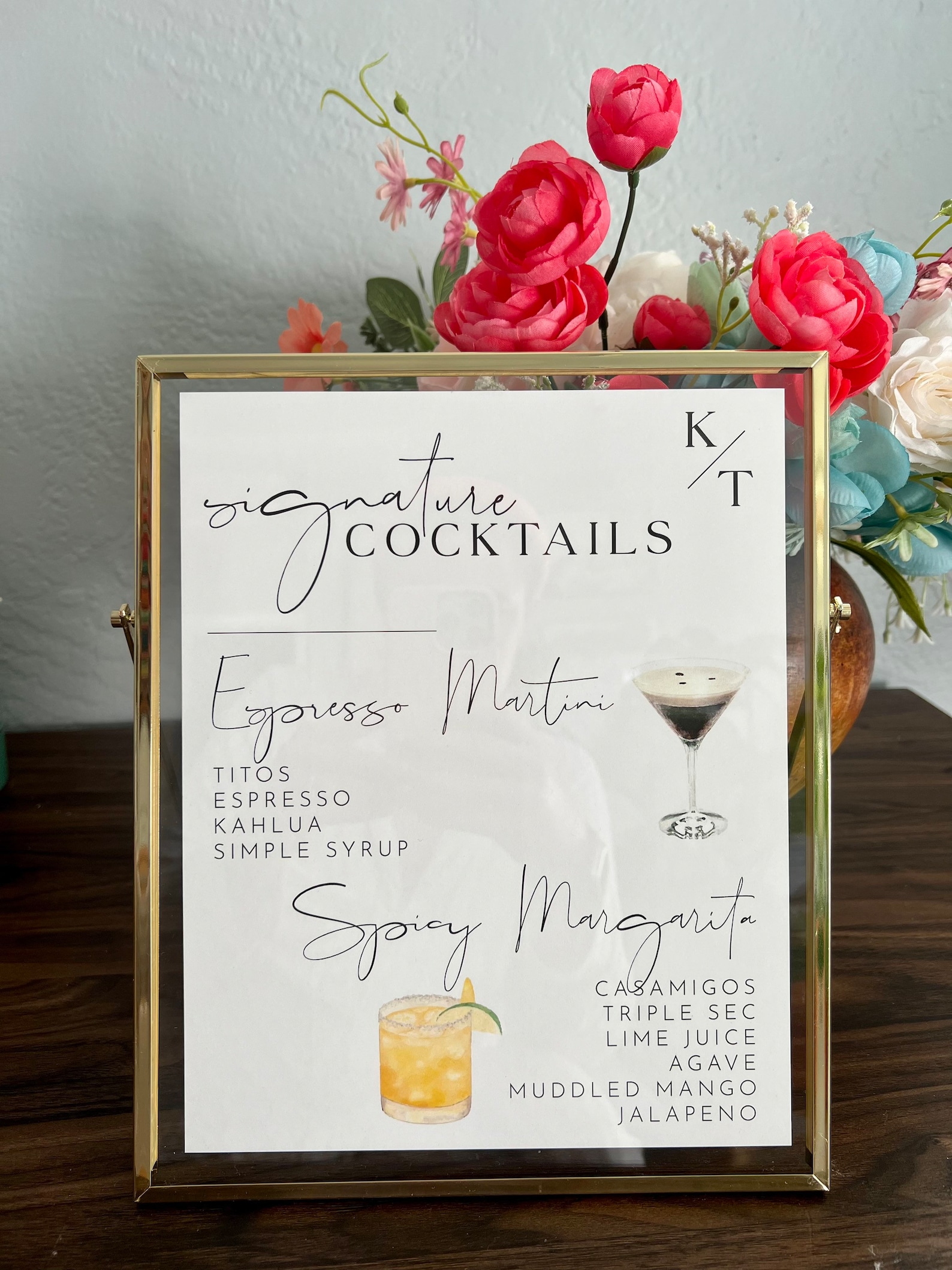 Custom Bar Menu Sign Custom Bar Menu Sign With Illustrations - Etsy