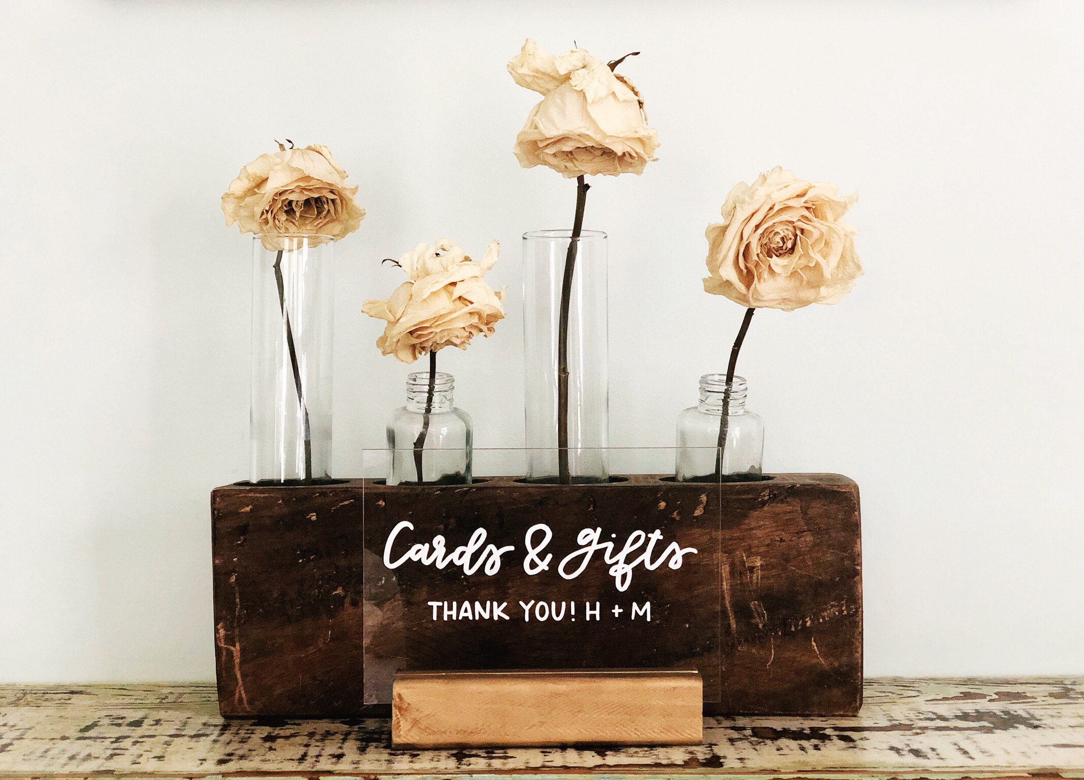 Acrylic Cards and Gifts Sign Wedding Cards and Gifts Sign | Etsy