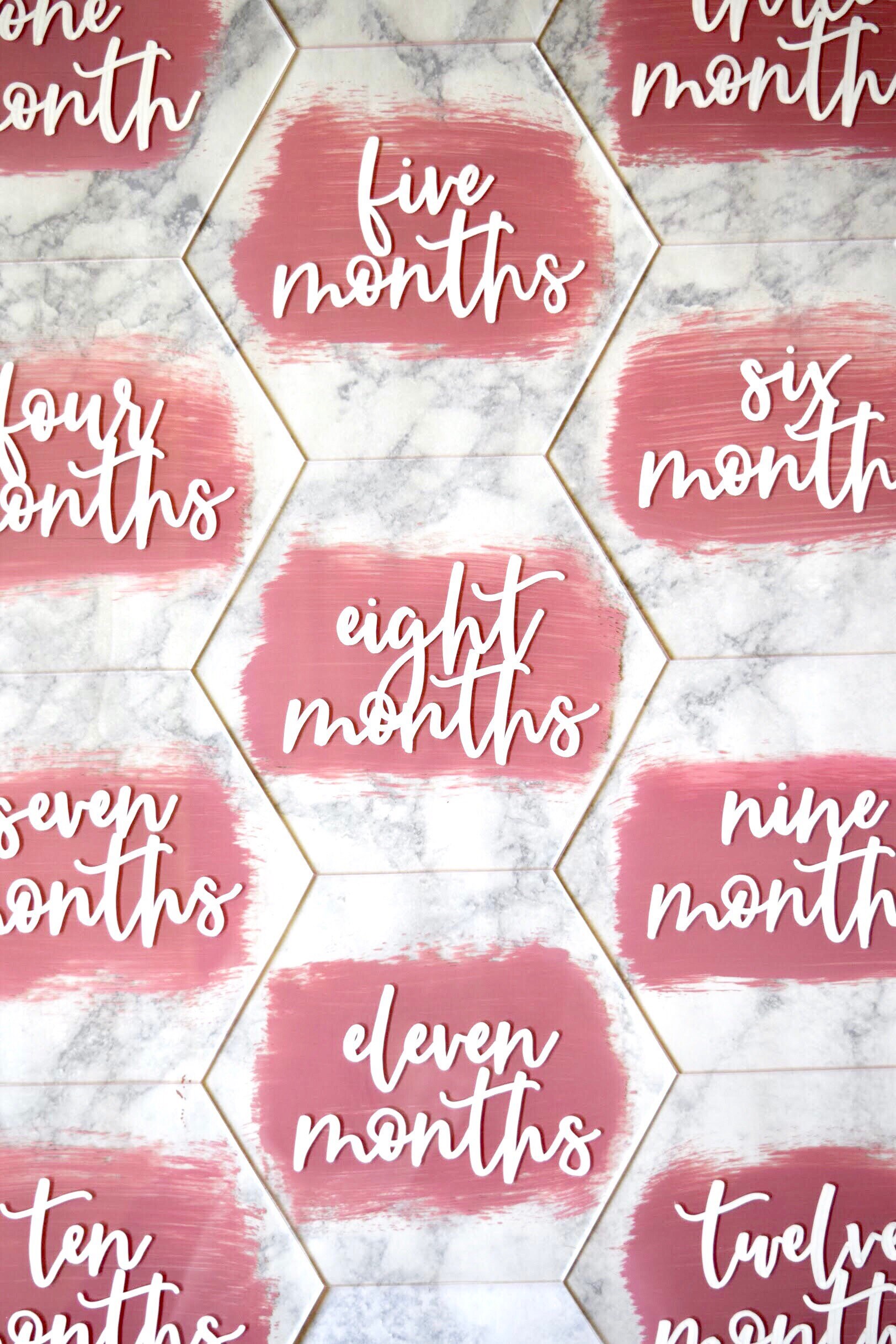 Milestone Markers Baby Milestone Markers Acrylic Milestone | Etsy