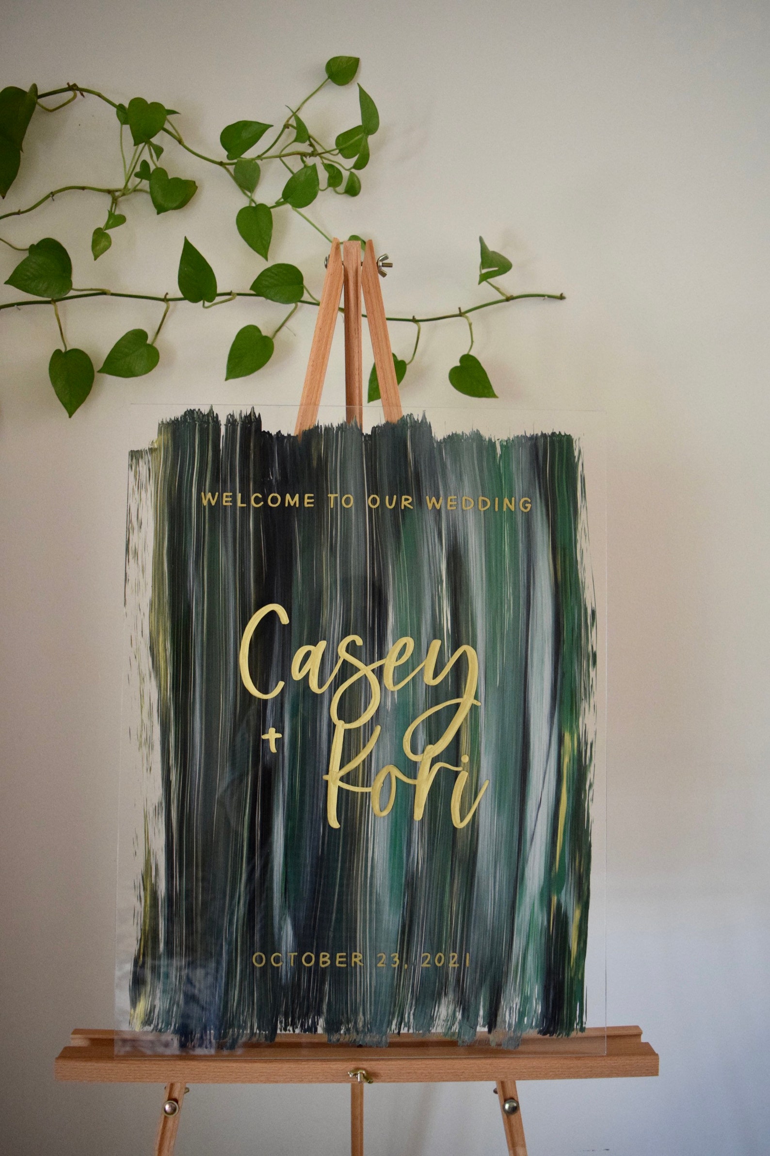 Painted Acrylic Welcome Sign Acrylic Welcome Sign Acrylic | Etsy