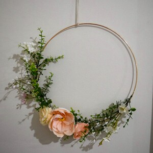 Custom Floral Hoops, Floral Hoop, Greenery Hoop Wreath, Boxwood Hoops ...