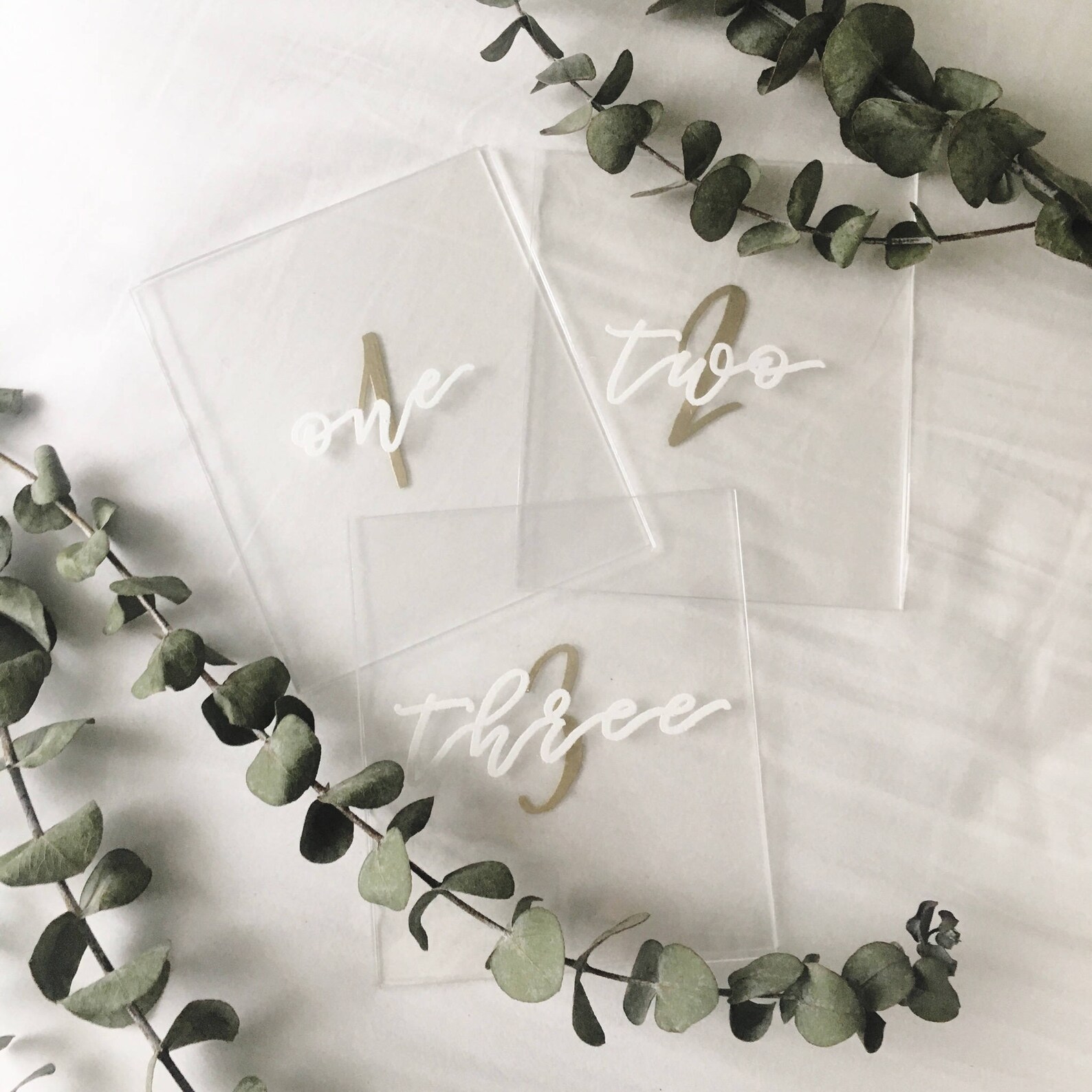 Acrylic Table Numbers, Modern Acrylic Table Numbers, Acrylic Sign ...