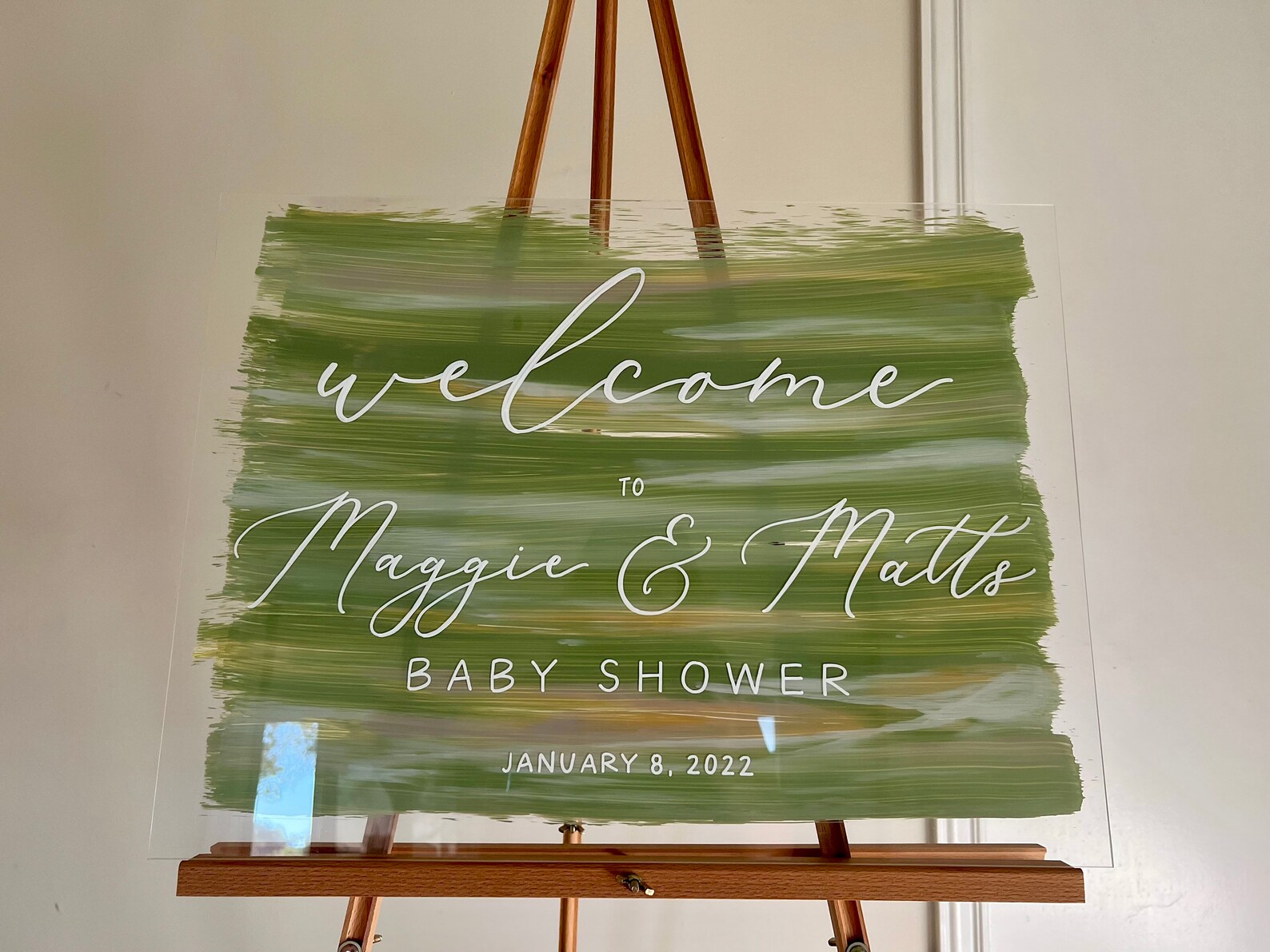 Painted Acrylic Welcome Sign Acrylic Welcome Sign Acrylic | Etsy