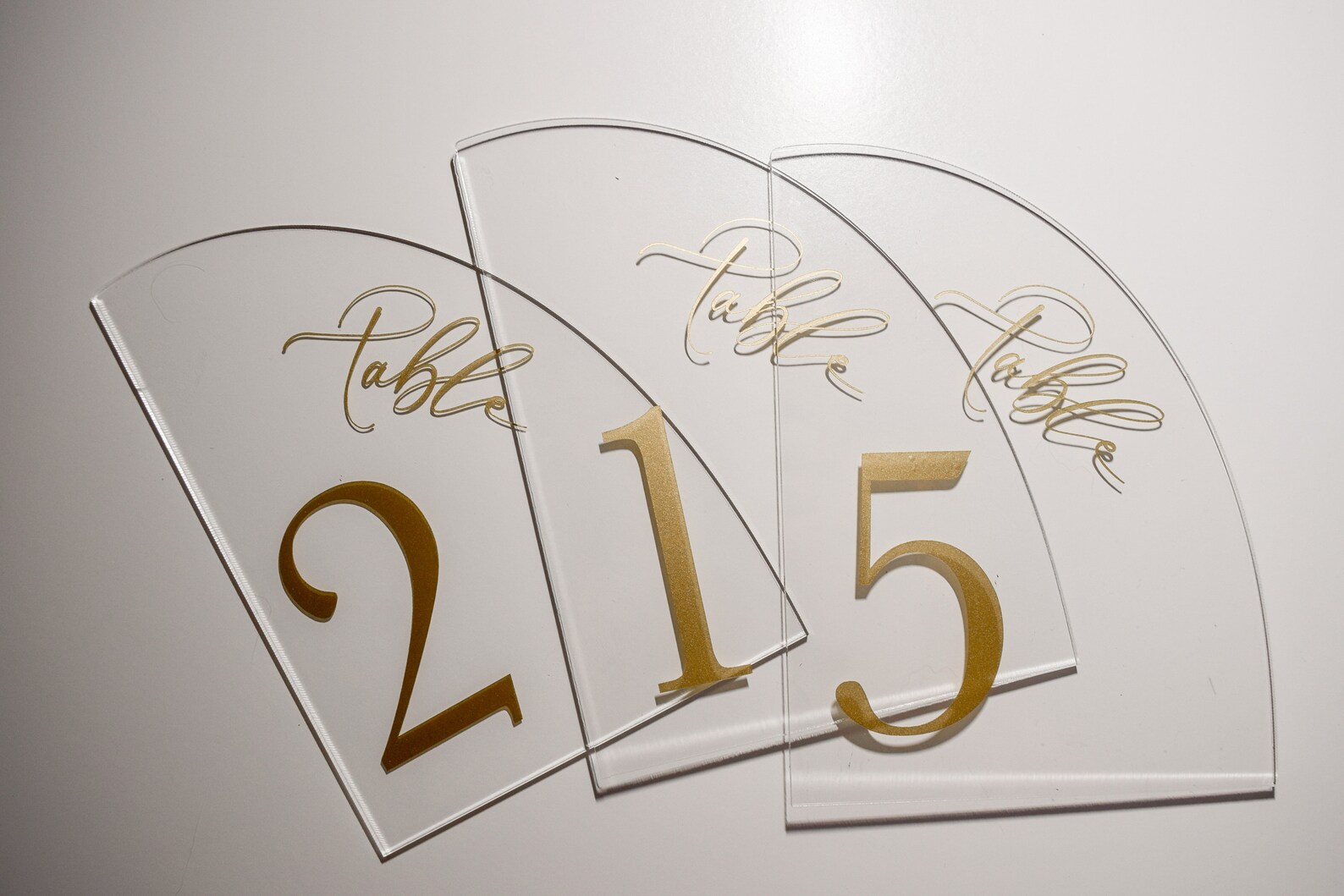 Acrylic Arch Table Numbers - Etsy