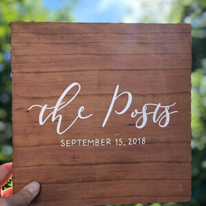 Stained Wood Sign, Custom Wooden Sign, Wooden Wedding Sign, Anniversary ...
