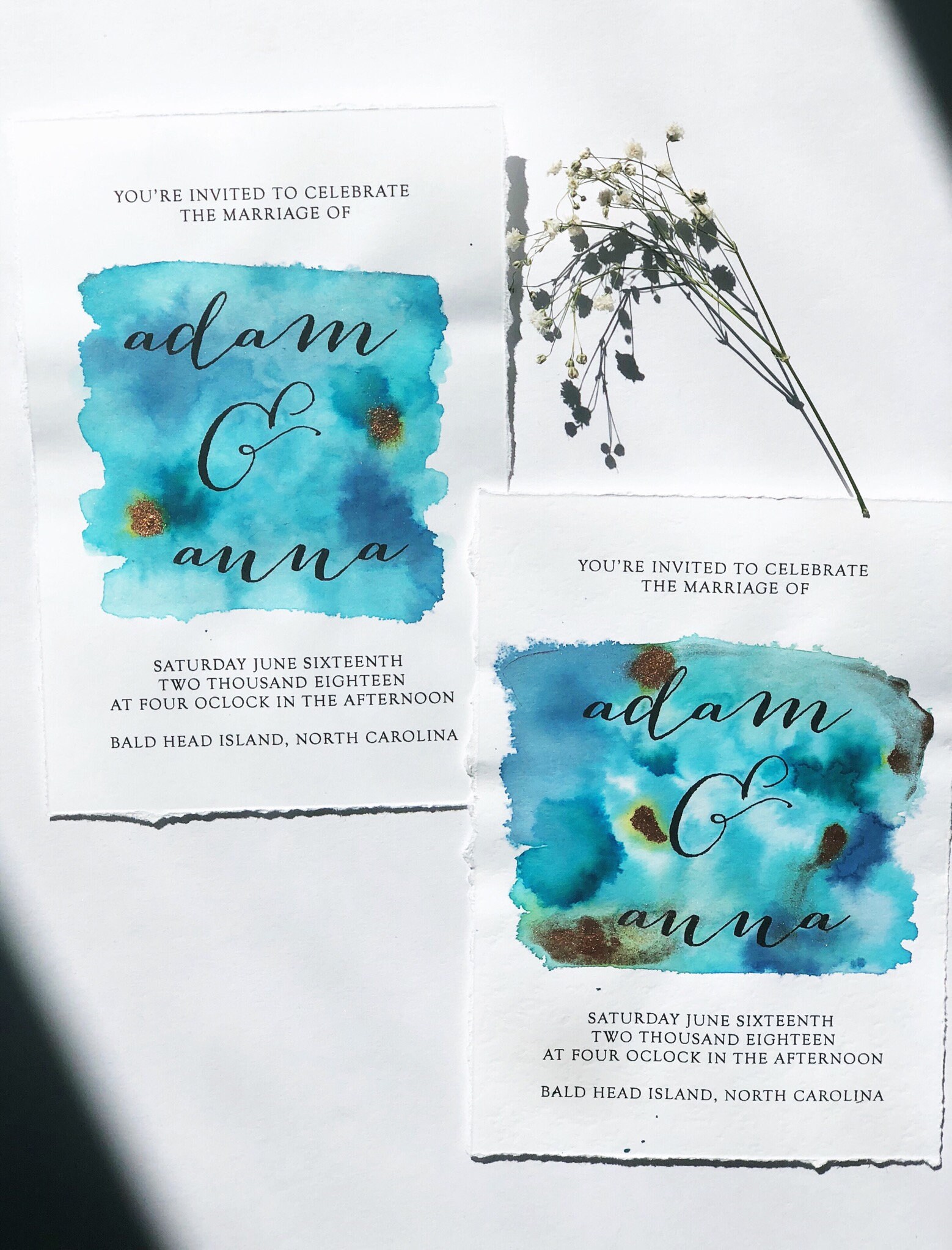 Custom Wedding Invitations Handmade Wedding Invitations | Etsy