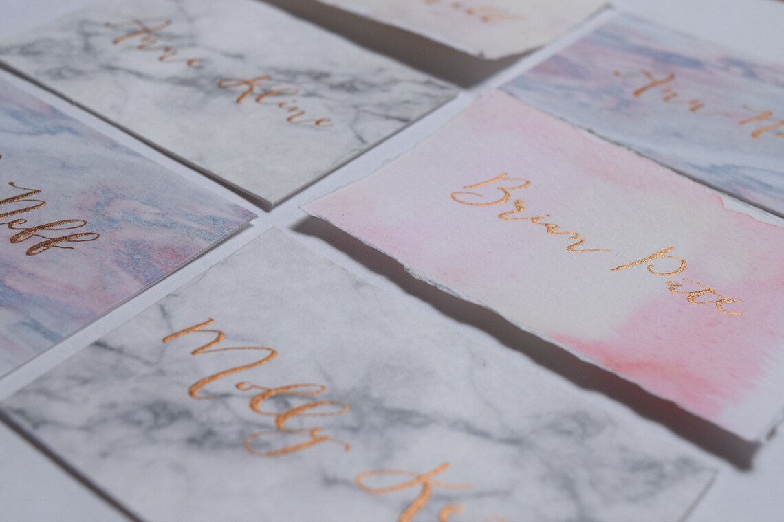 Handwritten Wedding Place Cards Wedding Place Cards Place - Etsy