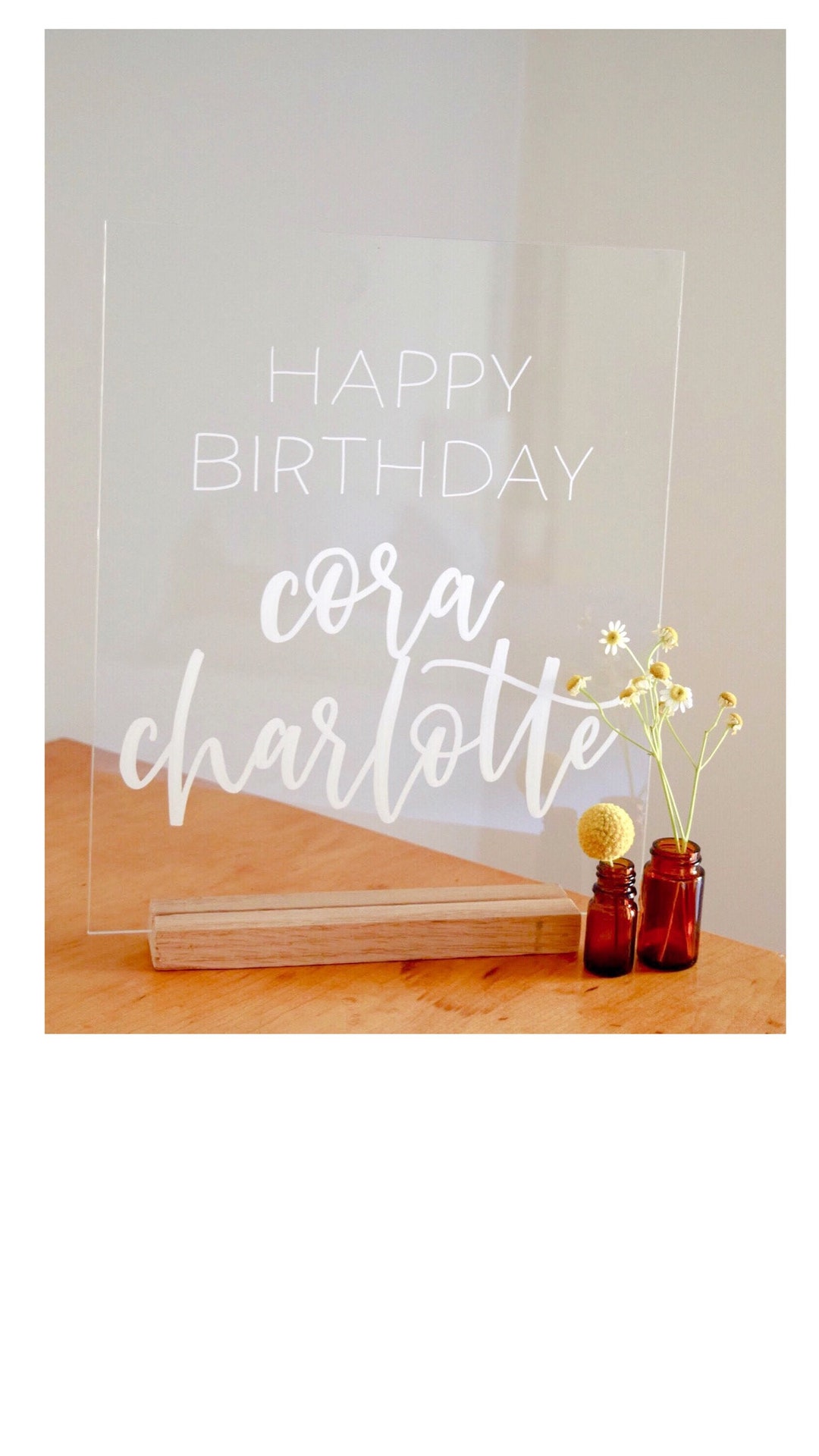 Wooden Stand, Stand for Acrylic Signs, Wood Stand, Wooden Base, Wood ...