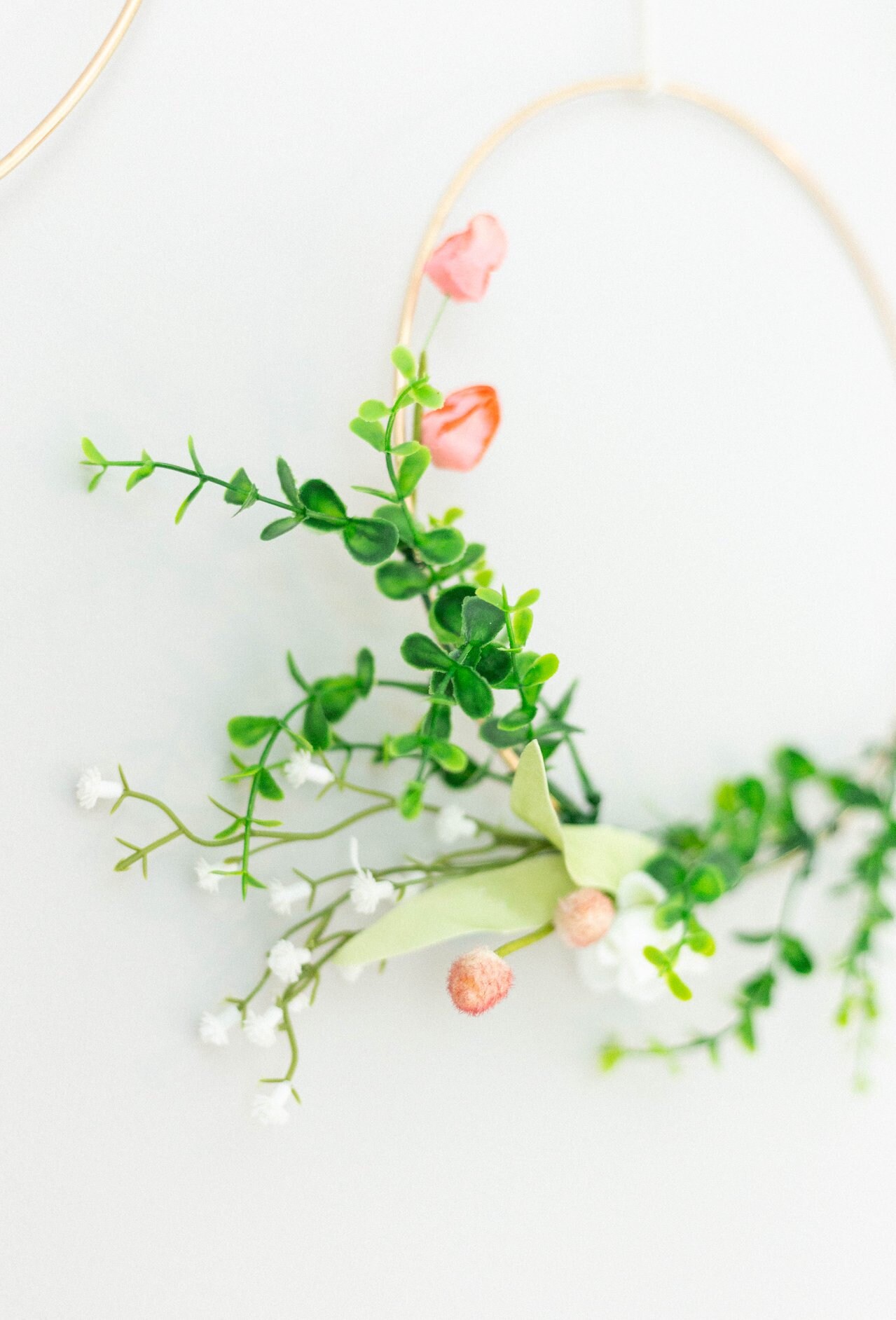 Custom Floral Hoops Floral Hoop Greenery Hoop Wreath | Etsy
