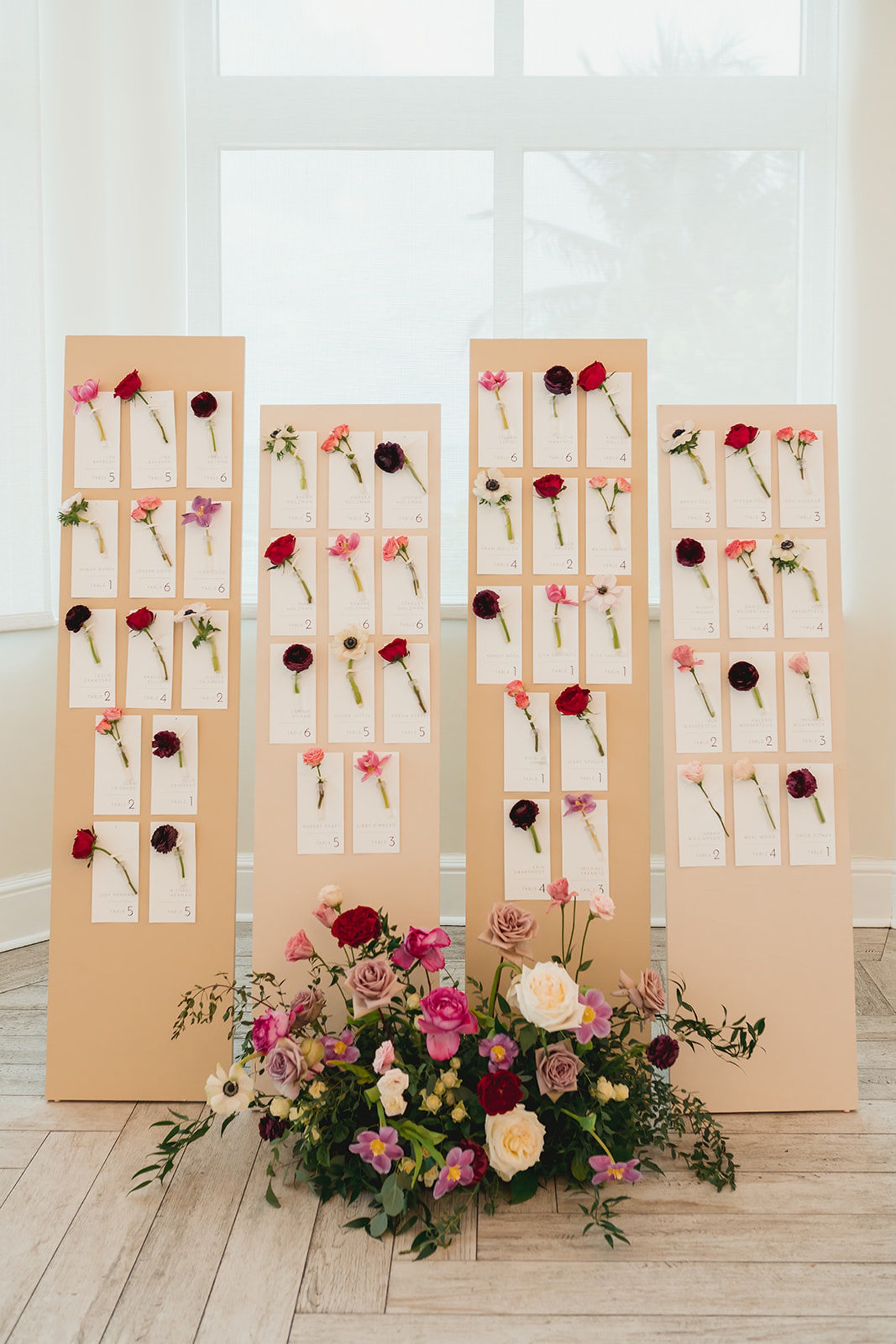 Custom Seating Chart Cards, Wedding Seating Chart Cards, Wedding ...