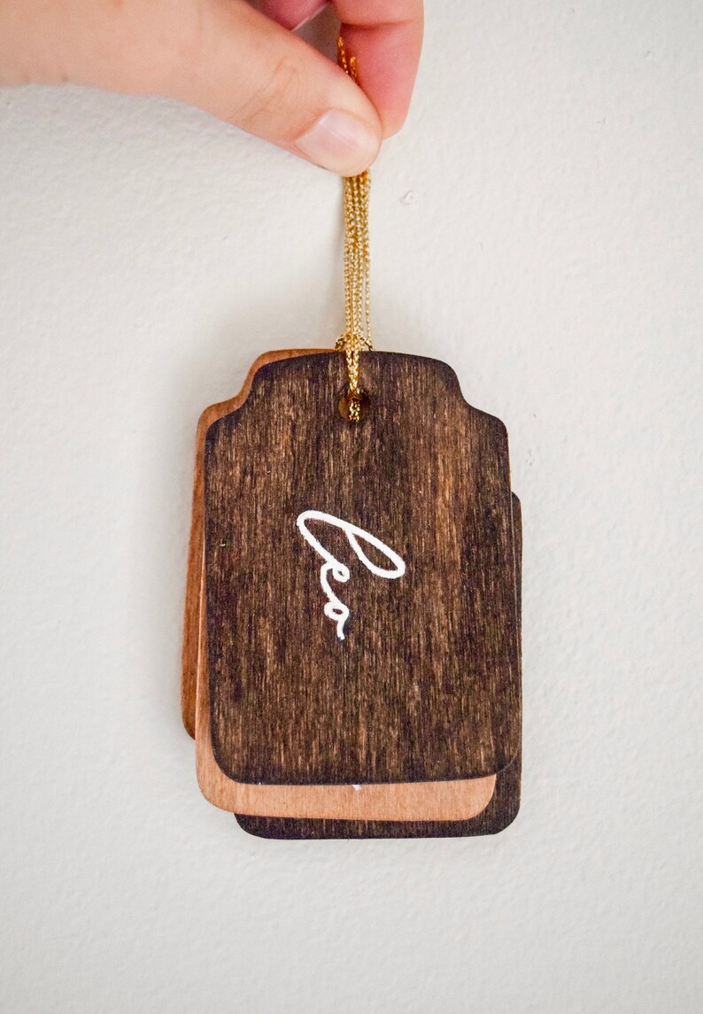 Wooden Stocking Tags Custom Stocking Tags Christmas Stocking - Etsy