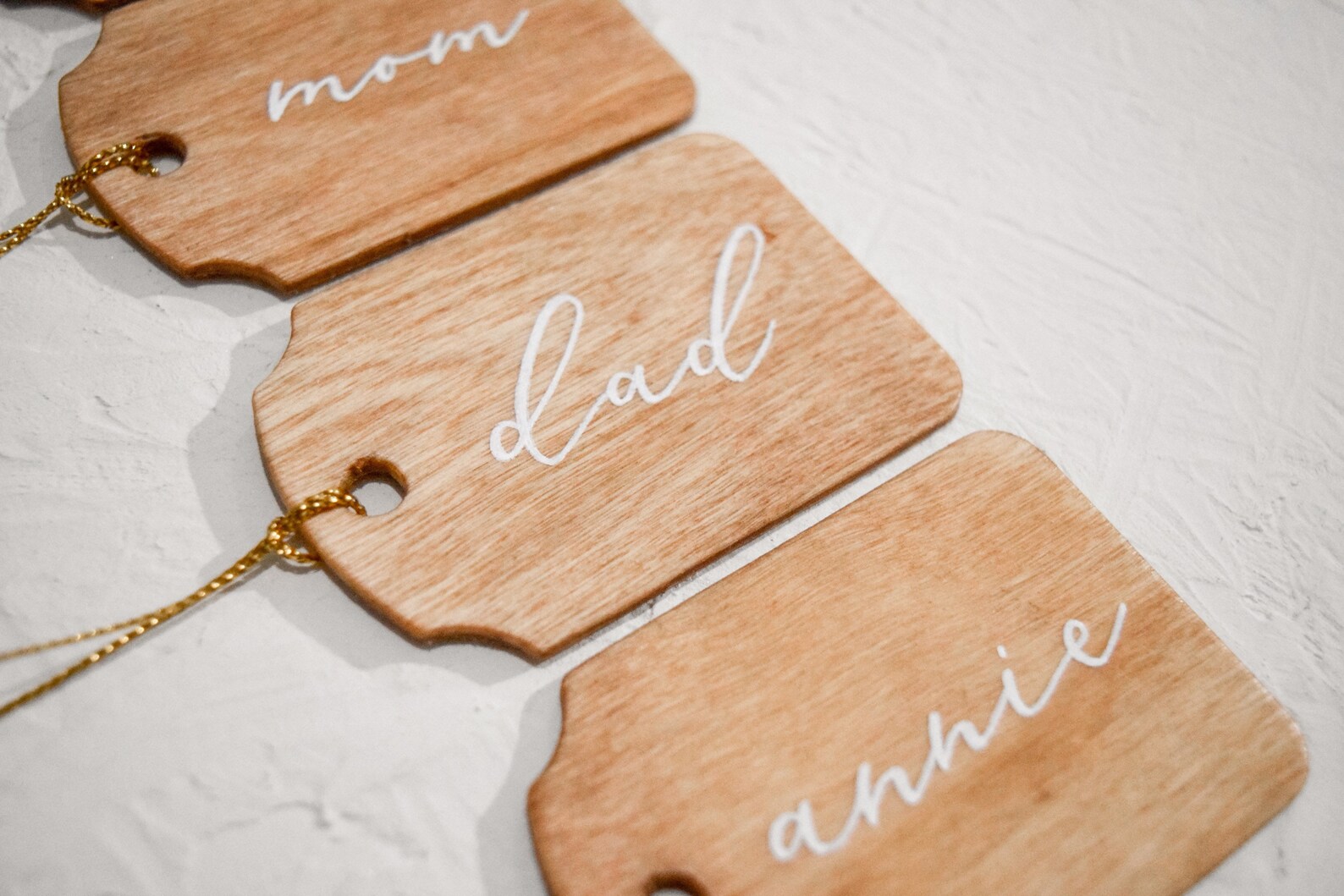 Wooden Stocking Tags Custom Stocking Tags Christmas Stocking - Etsy