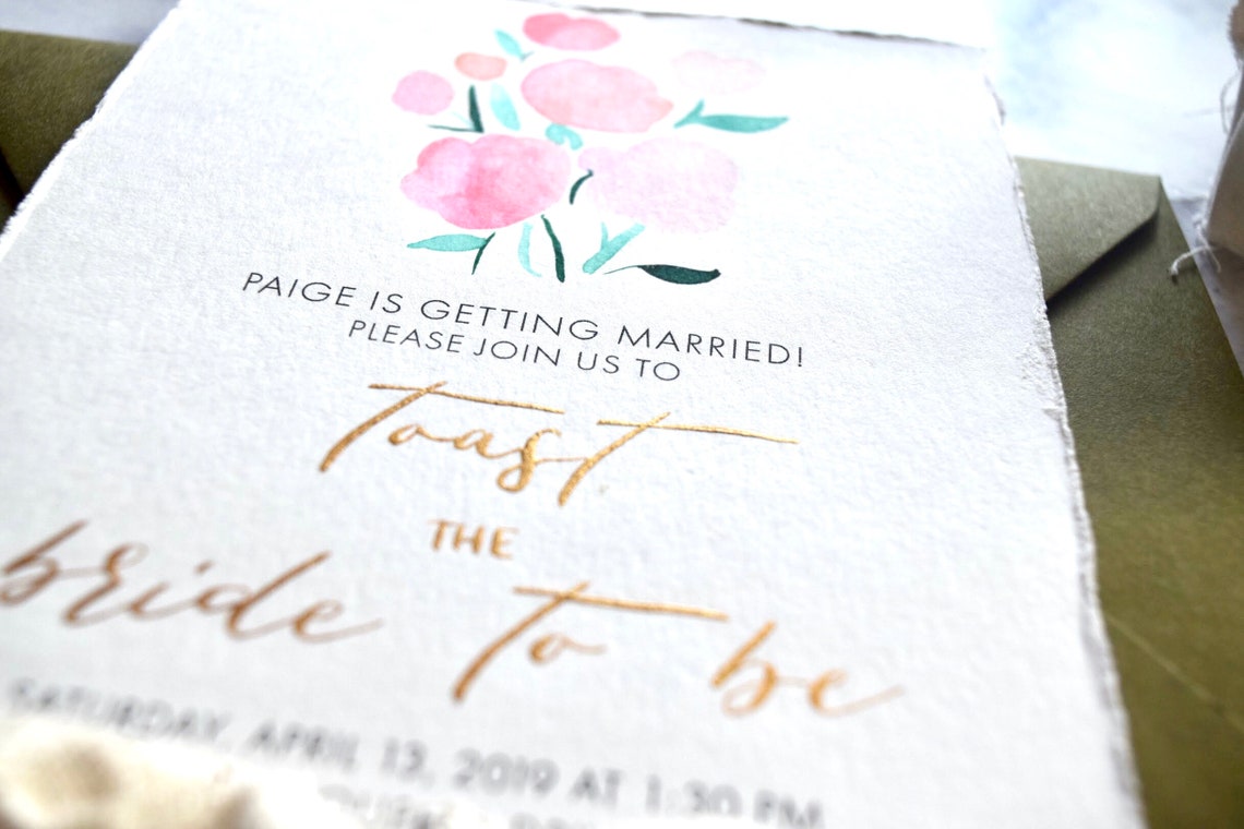 Custom Bridal Shower Invitation Bridal Shower Invitations | Etsy