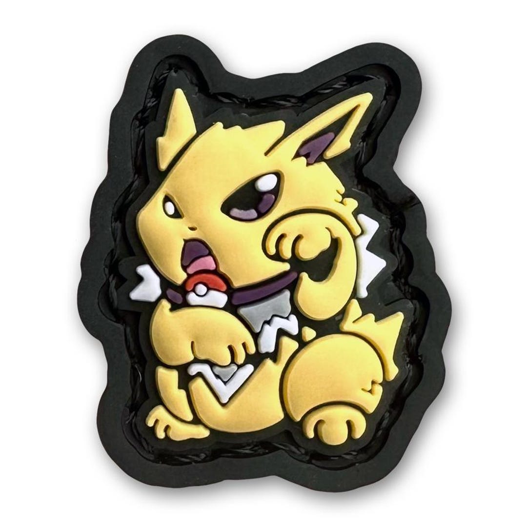 Sparky Electric Monster Neko Ranger Eye Patch, Hook and Loop Morale ...