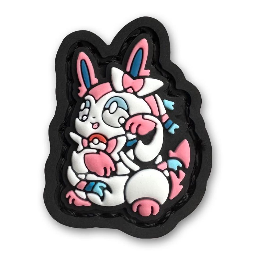 Kira Fairy Monster Neko Ranger Eye Patch, Velcro Morale Patch - Etsy