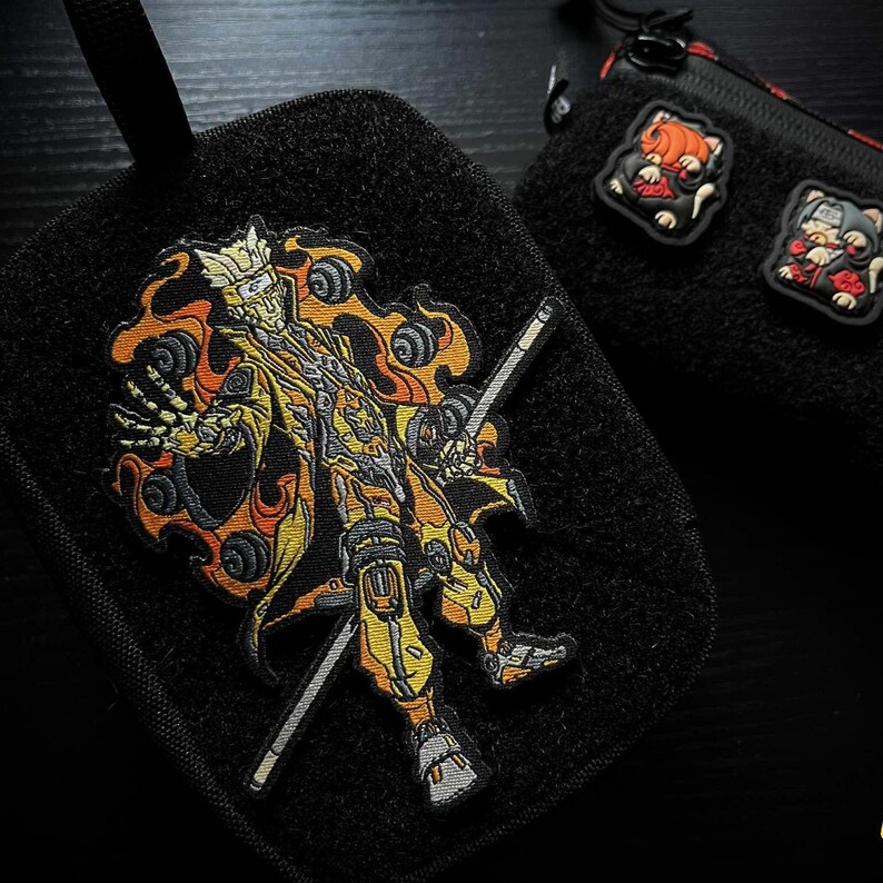 Mecha Tailed Beast Ninja Hook and Loop Morale Patch - Etsy