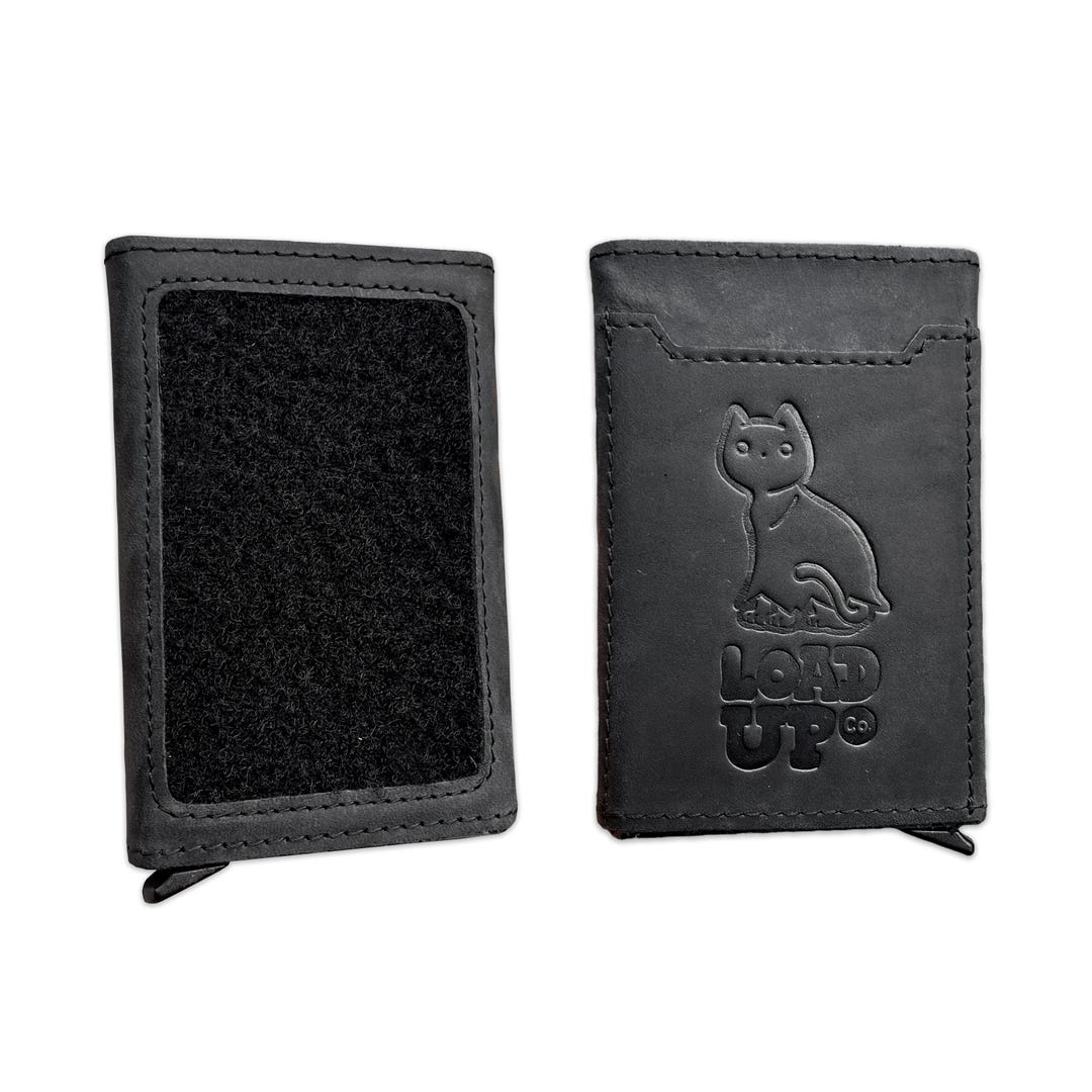 GHOST™ 001 WALLET Pop up Card Leather Wallet With Loop Field - Etsy