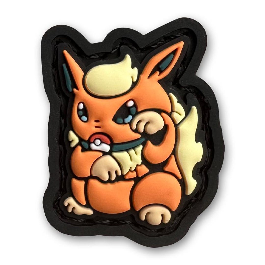 Pyro Fire Monster Neko Ranger Eye Patch, Velcro Morale Patch - Etsy