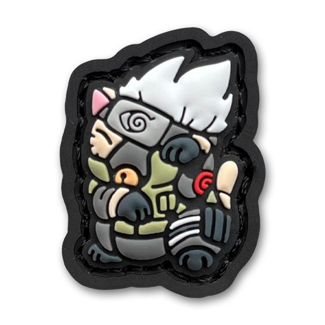 Ninja Japanese Anime 04 Neko Ranger Eye Patch, Hook and Loop Morale ...