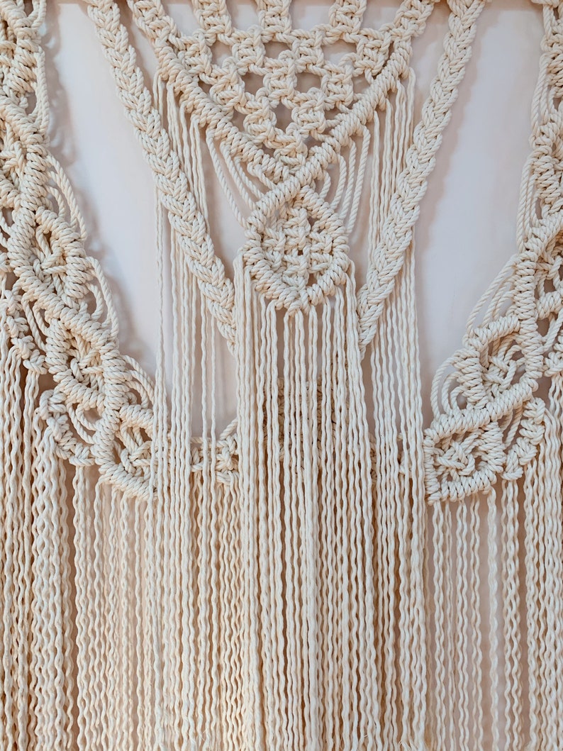 Big Chunky Macrame Stand Out Piece | Bohemian Home Decor - Etsy