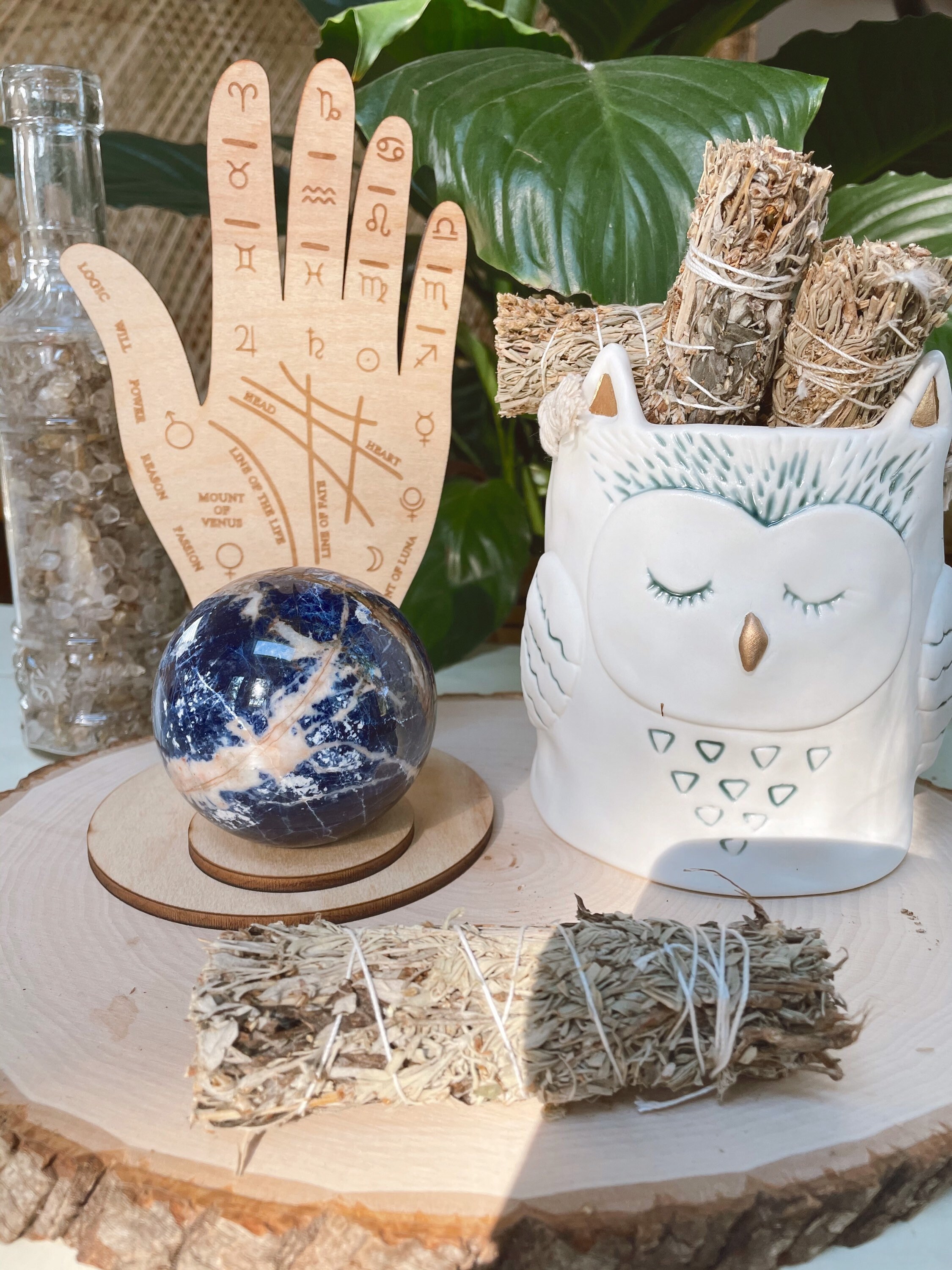 Palmistry Crystal Sphere Stand - Etsy