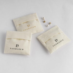 50 Custom Jewelry Packaging Pouch 8 Ounce Cotton Canvas Bags ...