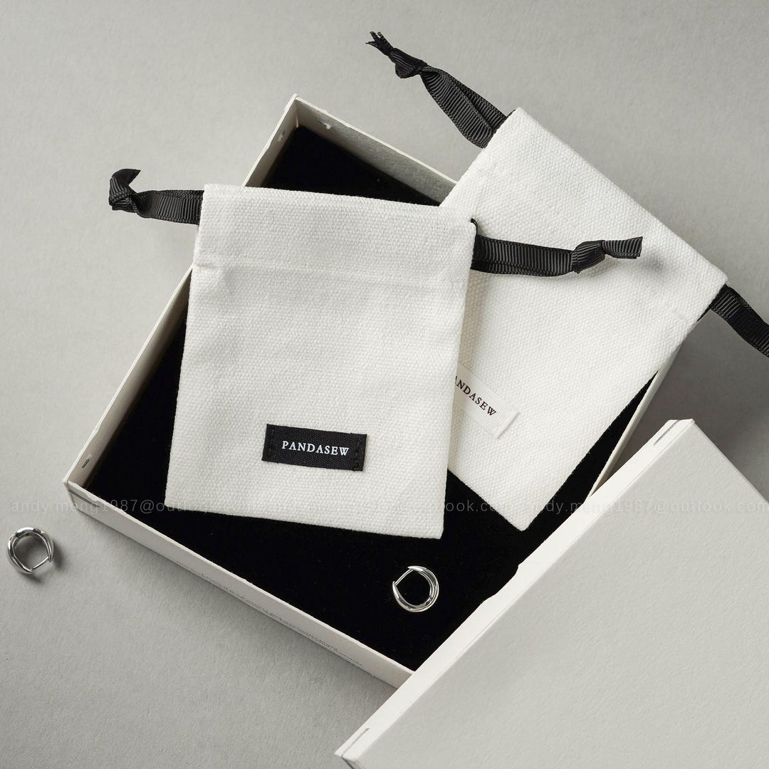 50pcs Custom 12 Ounce Thick Cotton Canvas Bags With Label Personalized ...