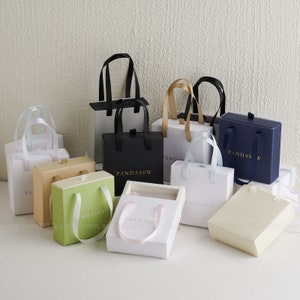 50pcs Paper Box Custom Jewelry Drawer Box Mix Colors Tote 10103.5cm Personalized Logo Necklace ...