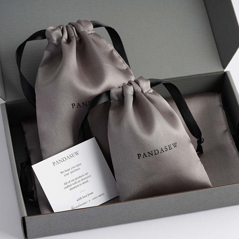 100pcs Satin Drawstring Bags Custom Dust Bags Jewelry Package - Etsy