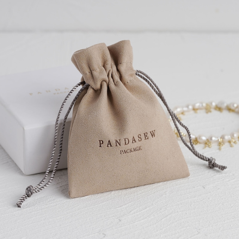 50pcs Custom Drawstring Jewelry Packaging Pouch Personalized | Etsy