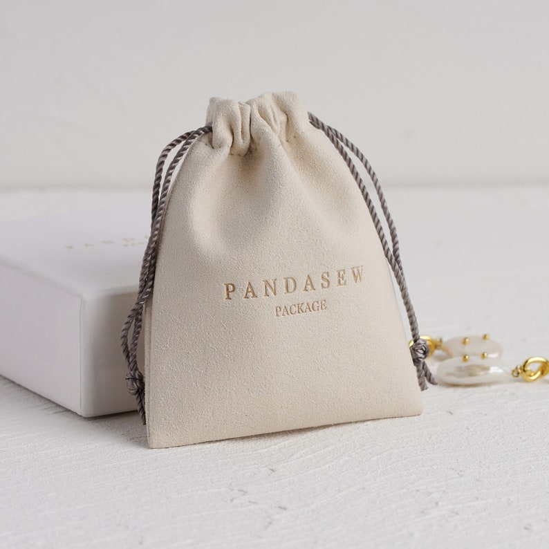 50pcs Custom Drawstring Jewelry Packaging Pouch Personalized | Etsy