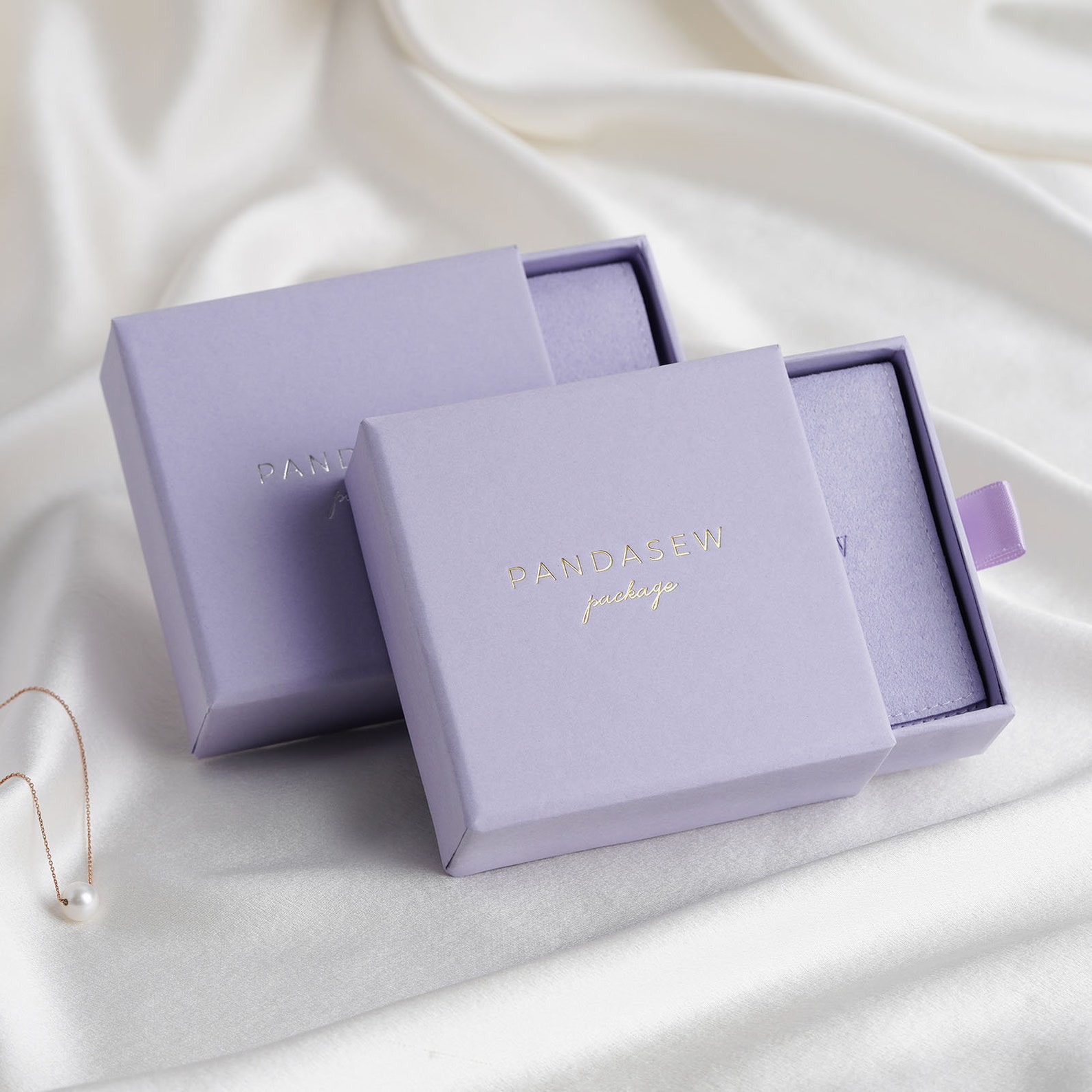 50pcs 993.5cm Purple Paper Drawer Box Custom Jewelry Box - Etsy