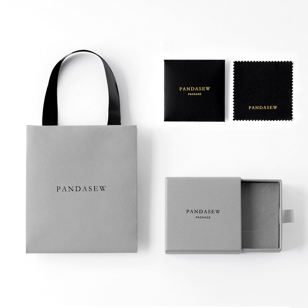 50 Sets Paper Bag With Box and Polishing Cloth, Gray Jewelry Package - Etsy