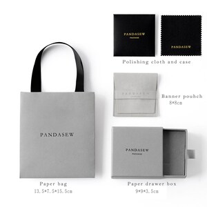 50 Sets Paper Bag With Box and Polishing Cloth, Gray Jewelry Package - Etsy