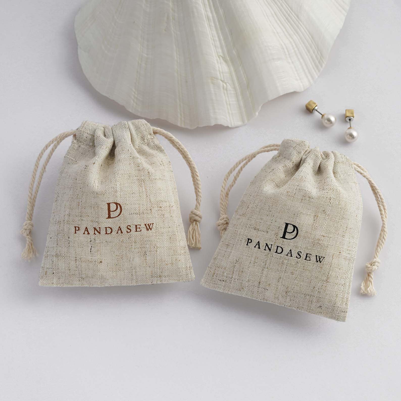 50 Custom Linen Drawstring Bag Personalized Drawstring Pouch - Etsy
