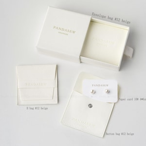 50pcs 8x8x3.5cm Jewelry Box, Custom Logo on Paper Drawer Box With Bag ...