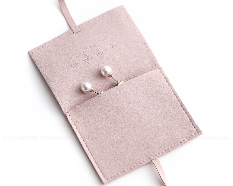 50pcs Dark pink personalized jewelry packaging pouch custom | Etsy