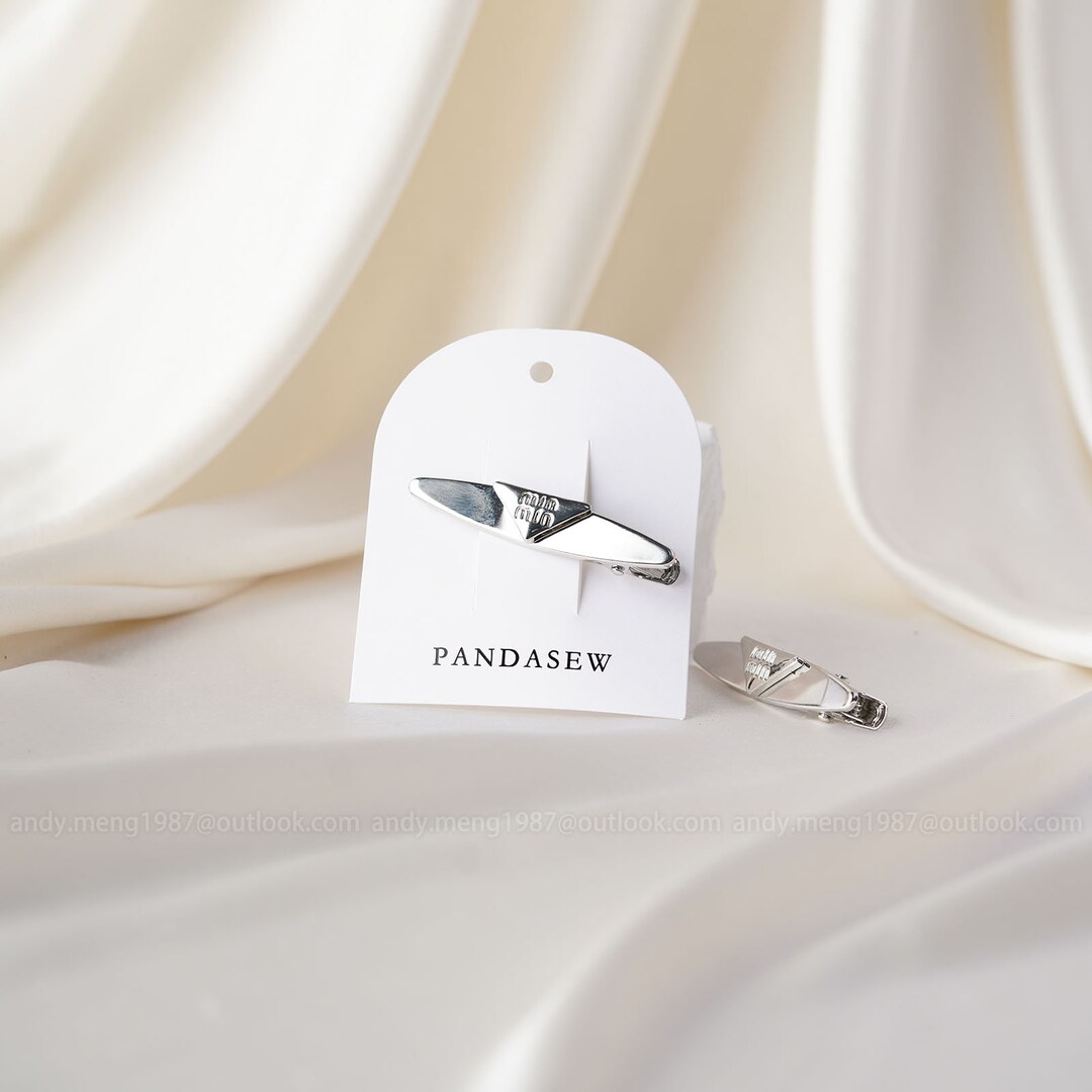 100pcs Pandasew Hairpin Cards 350g Custom Logo Hair Clips Hanging ...