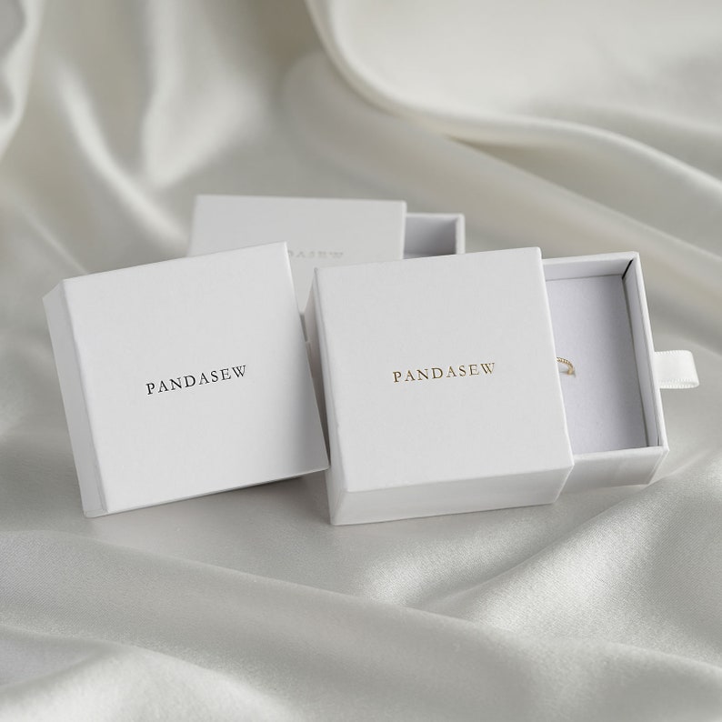 50pcs 663.5cm Paper Box Custom Ring Box With Sponge - Etsy