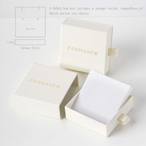 50pcs 9*9*3.5cm Paper Box Custom Jewelry Box With Bag Pouch ...