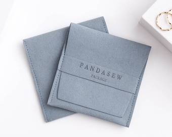 50pcs Custom Jewelry Pouch Only Pouches Personalized Logo Chic Small ...