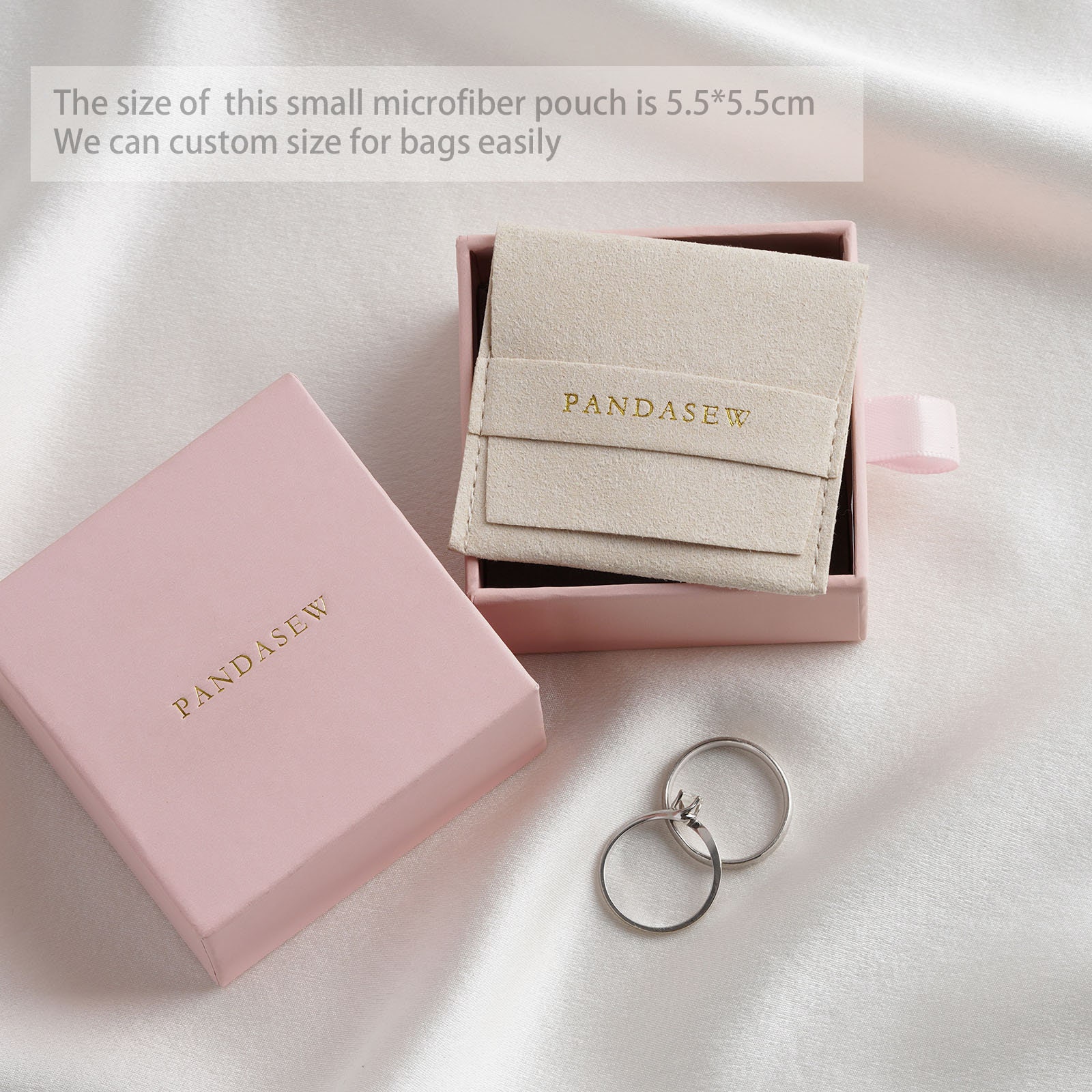 50pcs 663.5cm Paper Box Custom Ring Box With Sponge - Etsy UK