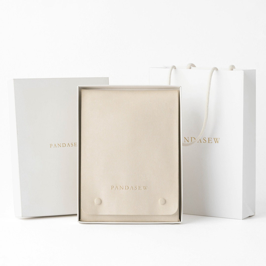 10 Sets Custom Necklace Packaging: Microfiber Displayer, Paper Box ...