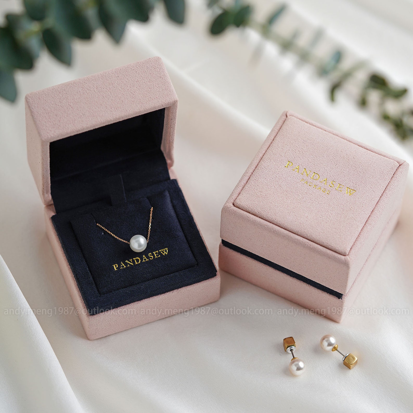 25pcs 6.56.55.5cm Custom Jewelry Box With Logo Personalized Logo Chic ...